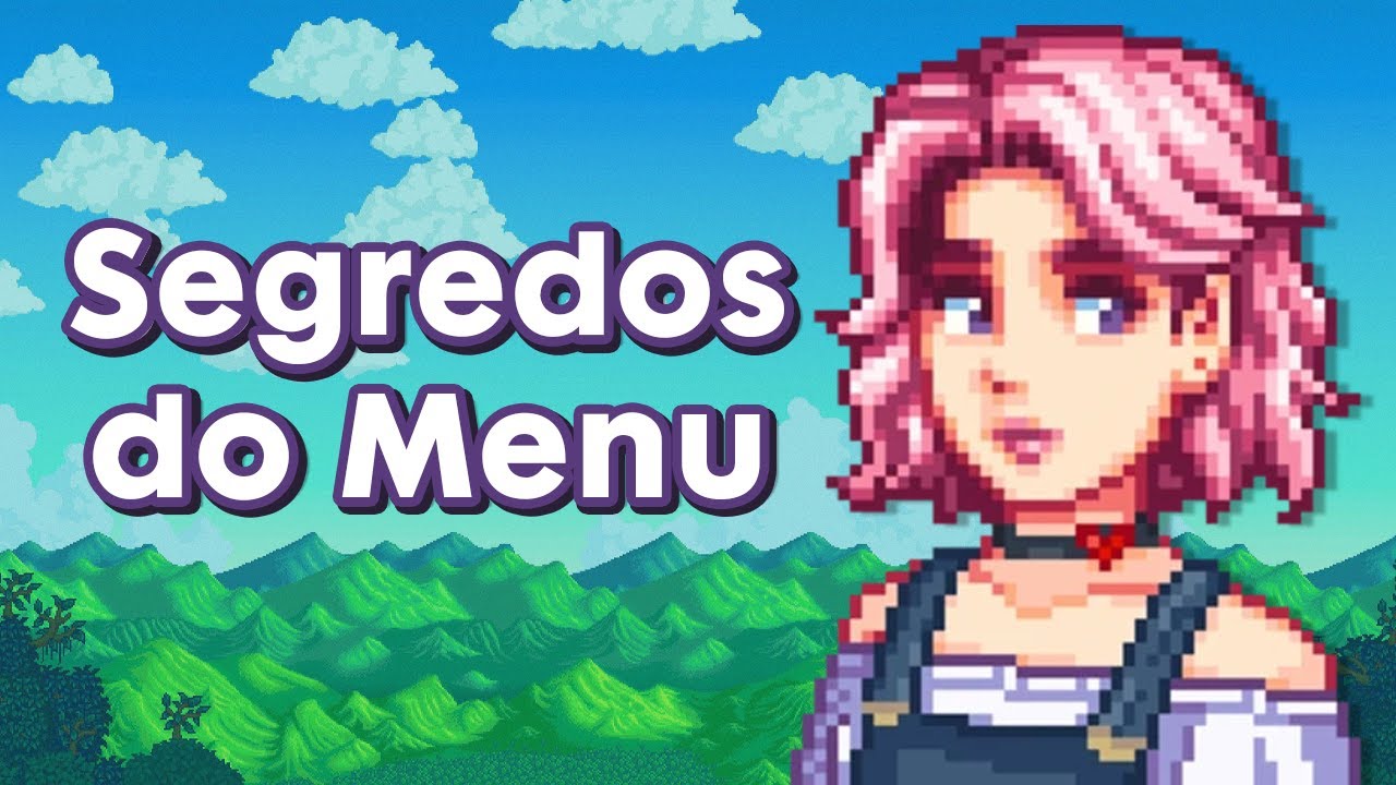 Os segredos do menu do Stardew Valley #stardewvalley - YouTube
