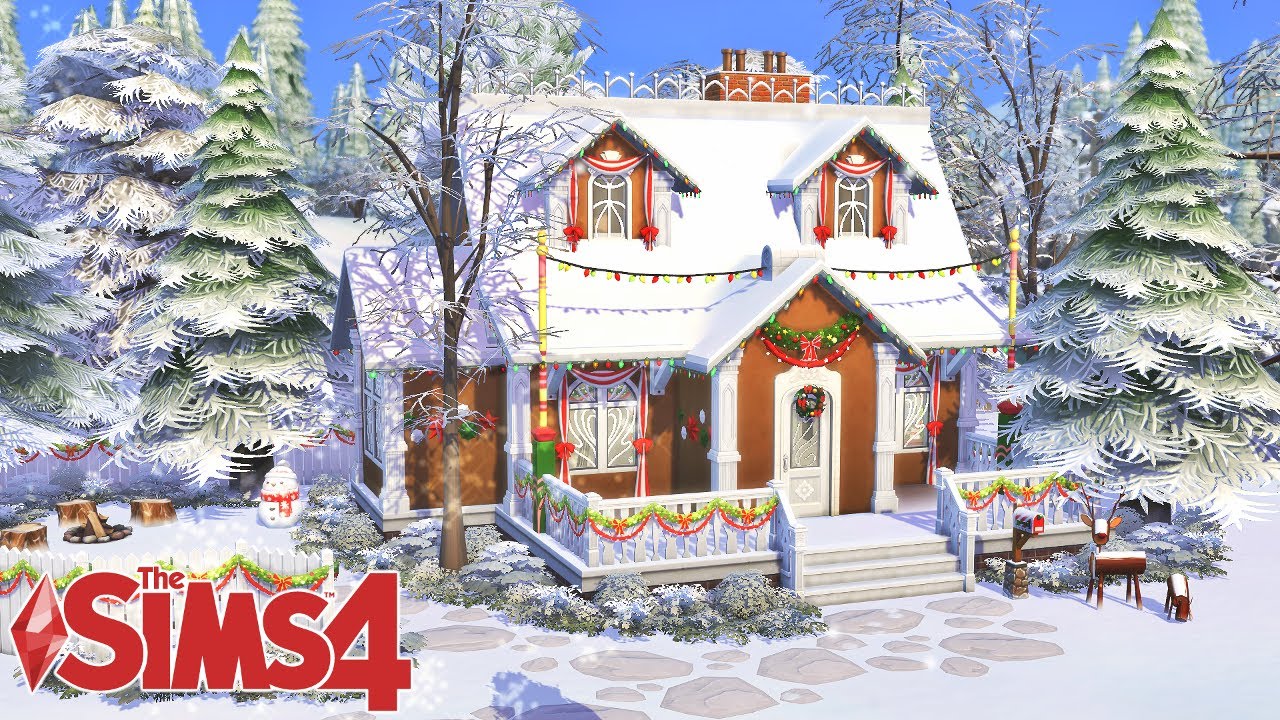 🎄 DOMEK Z PIERNIKA | Gingerbread House | The Sims 4 Speed Build - YouTube