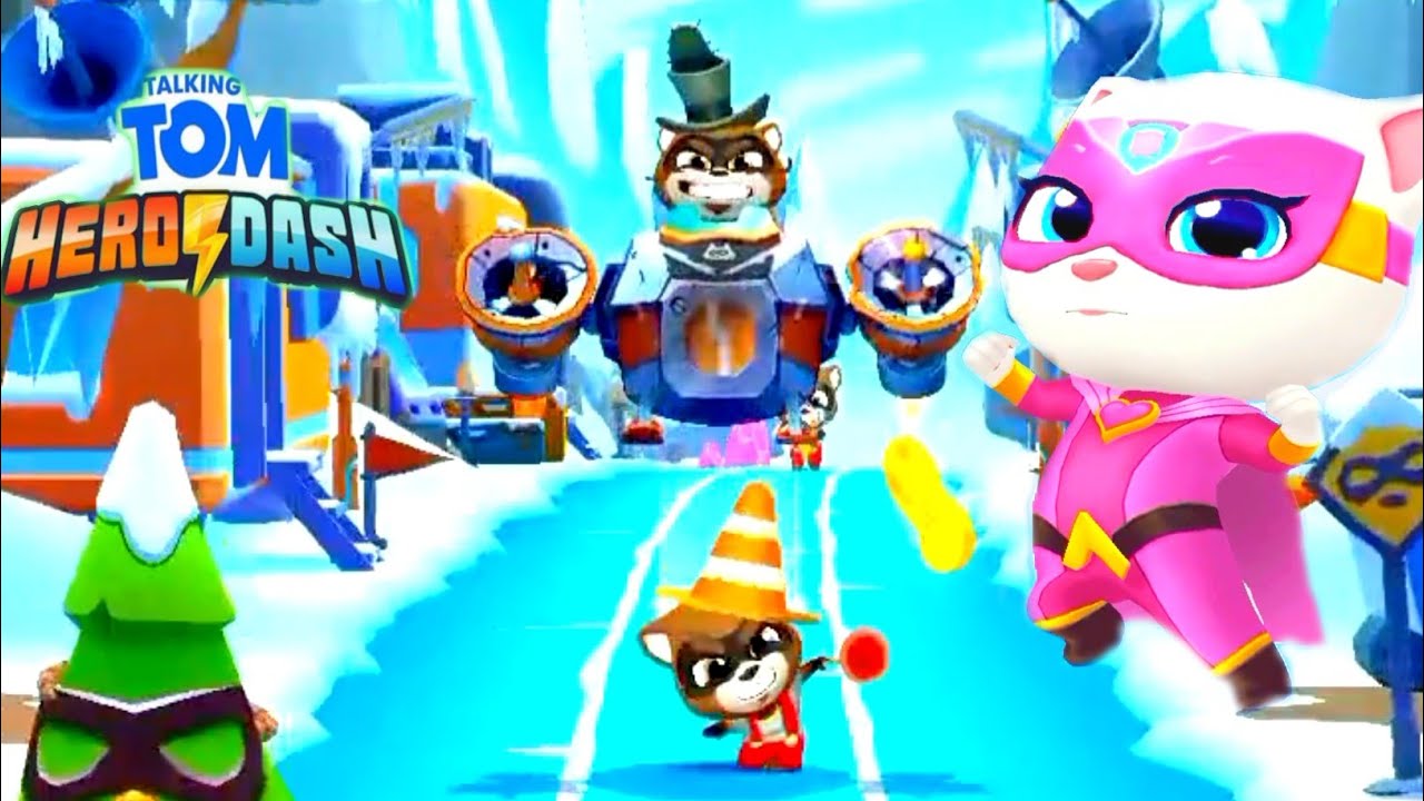 Talking Tom Hero Dash - Full Super Tom And Defeat All Bosses | full ...