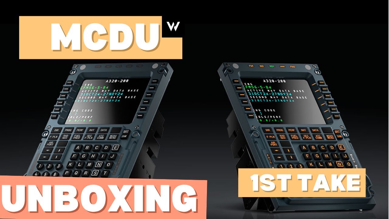 WinWing MCDU - Unboxing and First Impressions - YouTube