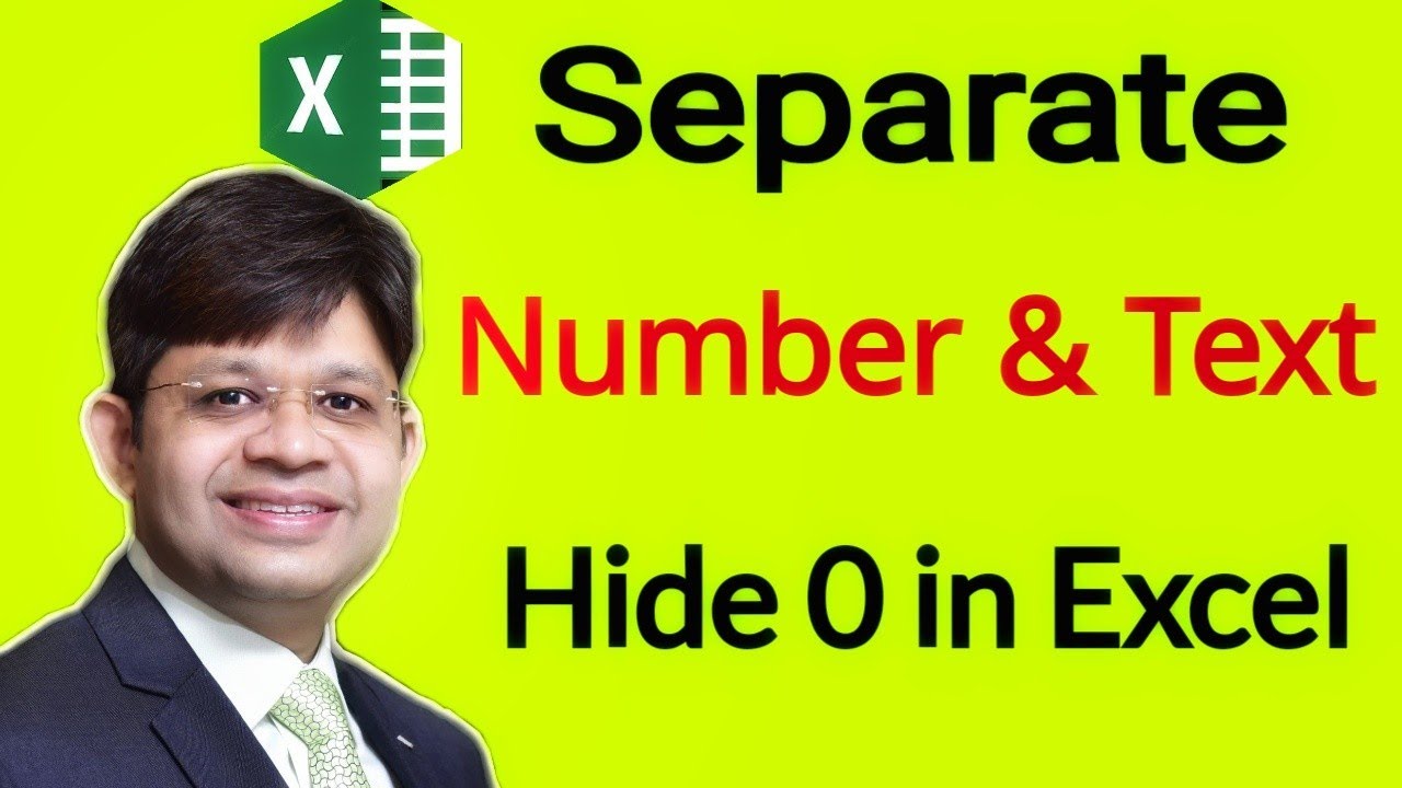 Separate Text And Number In Excel Data Hide Zero 0 In Excel Sheet Separate Text And Number In Excel Data Hide Zero 0 In Excel Sheet