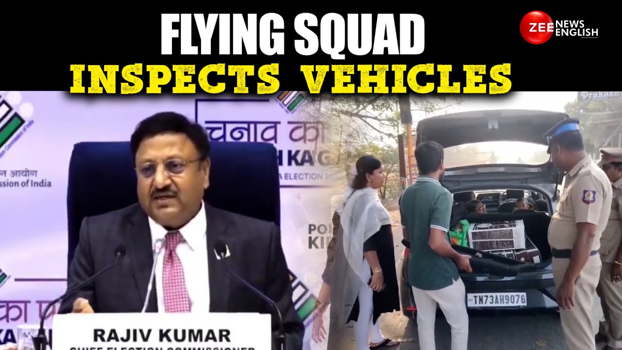 Lok Sabha Election Dates: Flying Squad Team inspects vehicles in Tamil ...