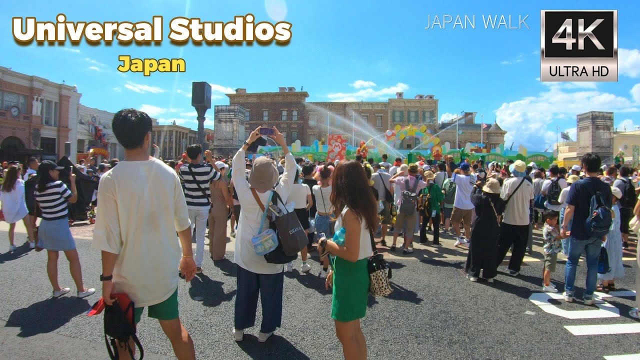夏休みのUSJを散歩 walk through Universal Studios Japan in summer - YouTube