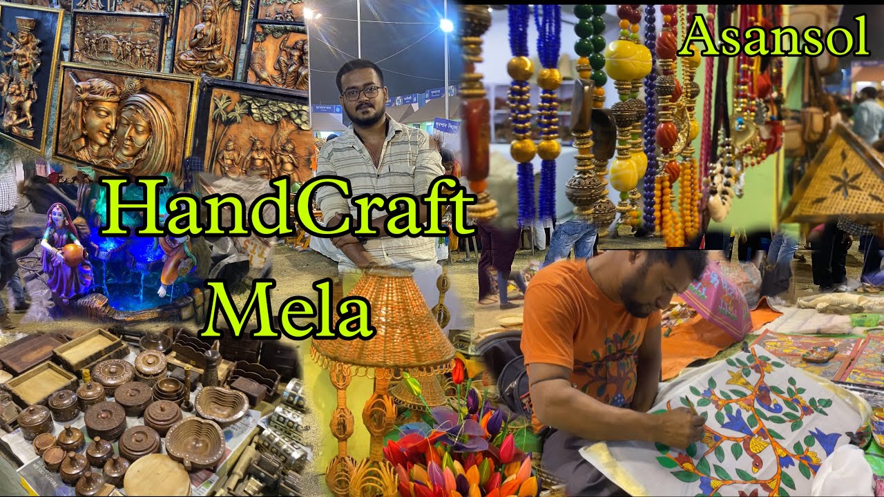 Hosto Shilpo Mela || Asansol HandCraft Fair 2022 Famous mela - YouTube