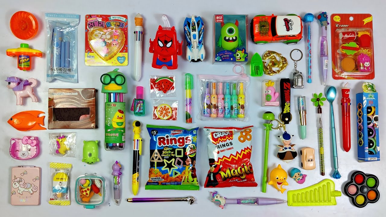 Biggest stationery & toys Collection 3d erasers, character Sharpners ...