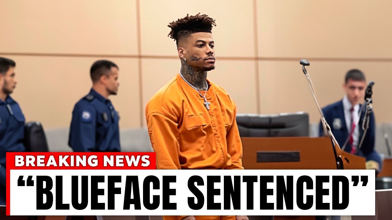 Blueface Reacting To Prison Sentence - YouTube