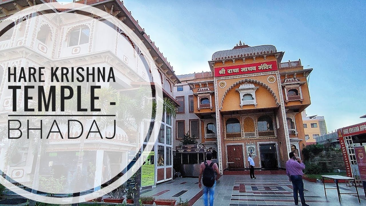 Moto Vlog | Hare Krishna Temple | Shree Radhe Madhav Temple - Bhadaj ...