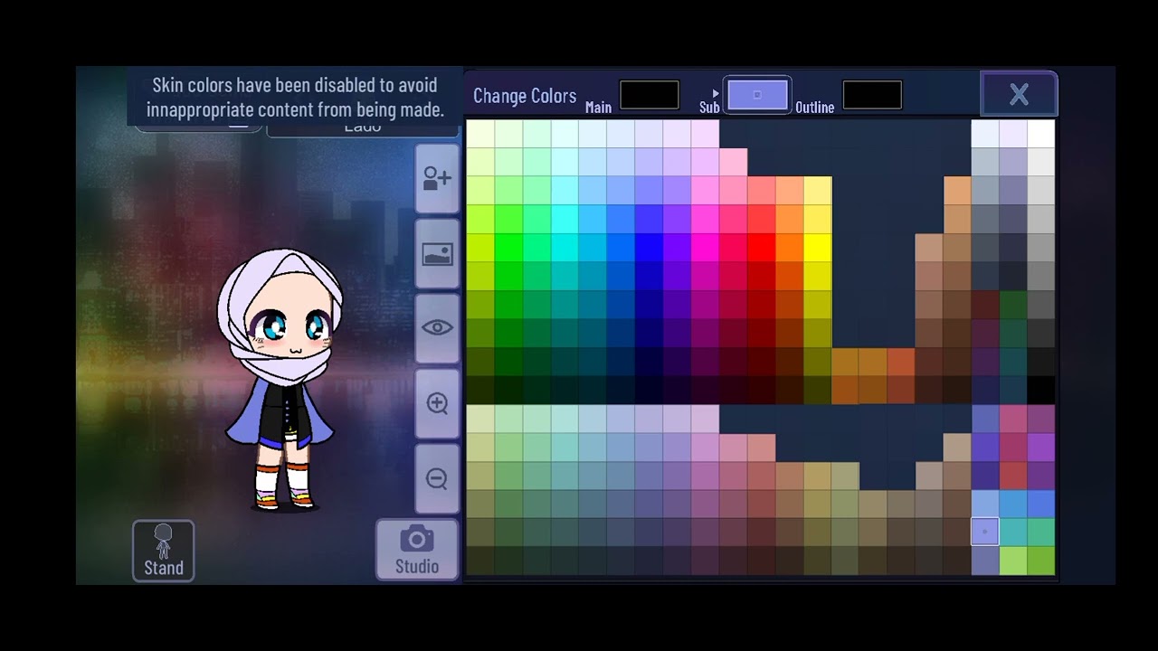 tutorial bikin oc muslim di gacha clup - YouTube