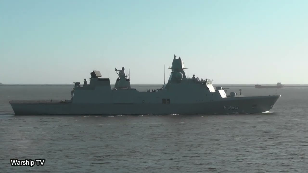 ROYAL DANISH NAVY IVER HUITFELDT CLASS FRIGATE HDMS NIELS JUEL F363 ...