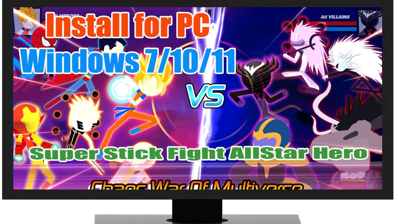 Super Stick Fight AllStar Hero for PC Windows - Soft4WD - YouTube