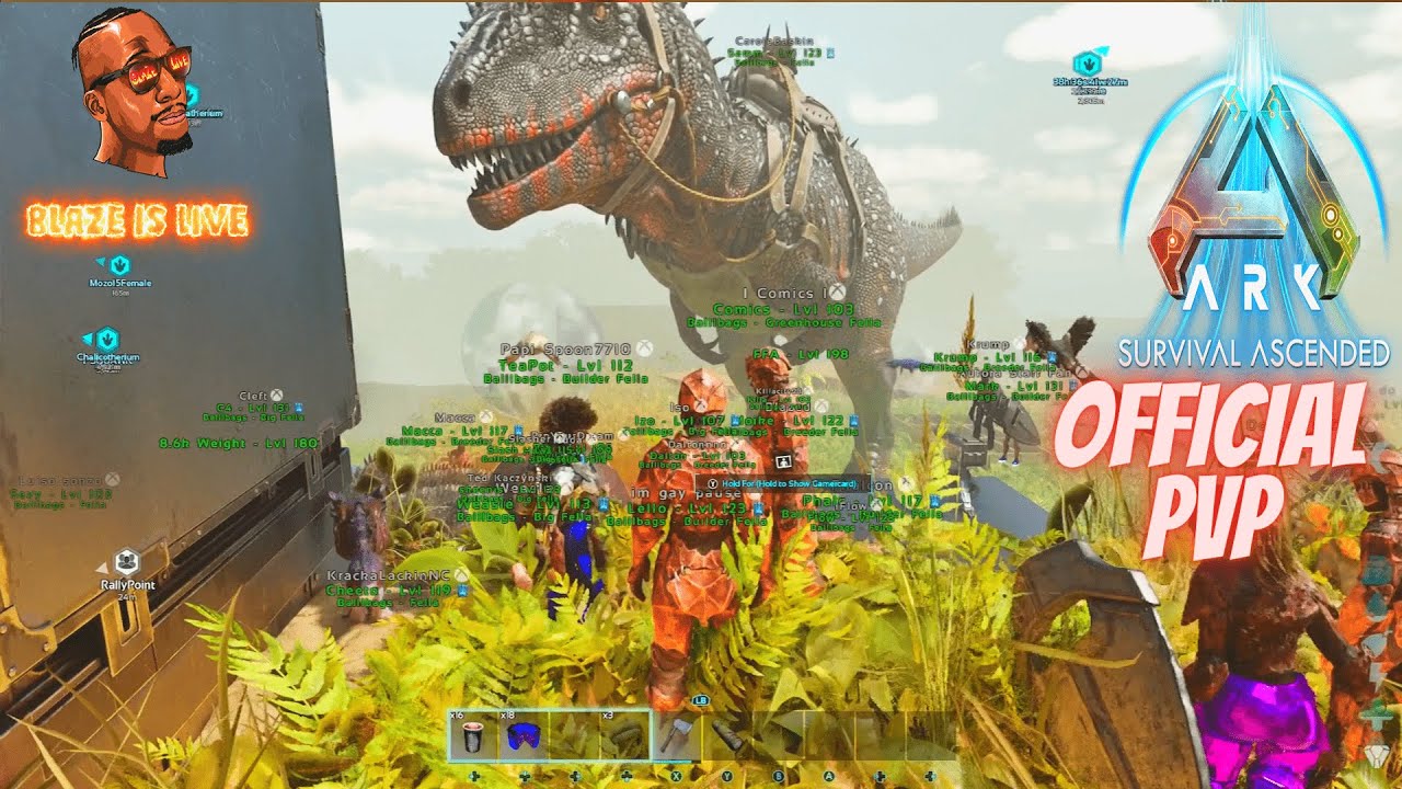 Alpha Tribe EXP Party | Ark Survival Ascended Official PVP - YouTube