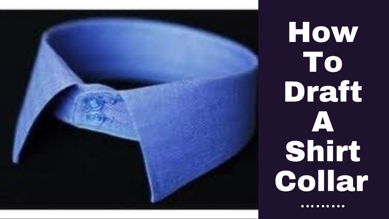 HOW TO DRAFT AN EASY COLLAR WITH SEWING TUTORIALS - YouTube