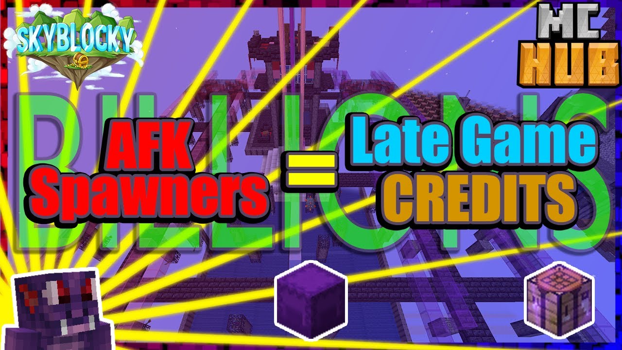 How to get Late Game Credits on Skyblock Sun - Skyblocky / MCHub SEASON ...