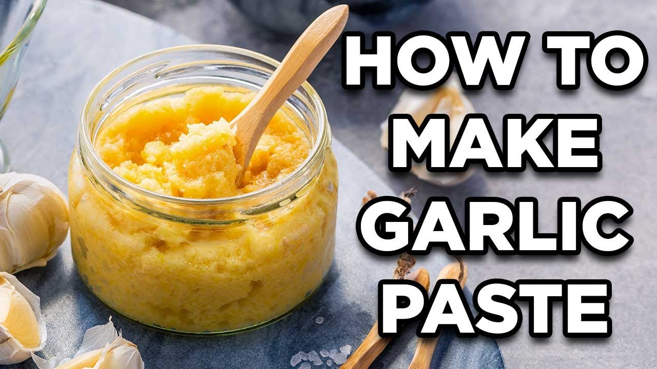 How to Make Garlic Paste in 5 Minutes! | Cooking Basics with MOMables ...