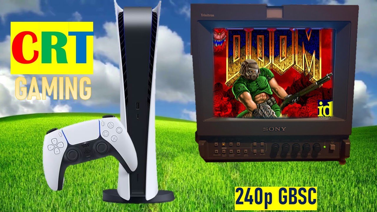 CRT Gaming【DOOM 93 | PS5】Dualsense【Sony PVM 9L2】(240p) - YouTube