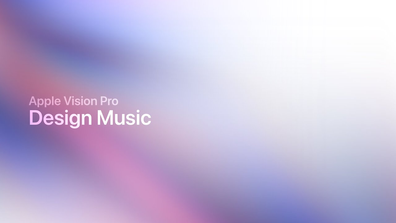 Vision Pro Design Segment Music - YouTube