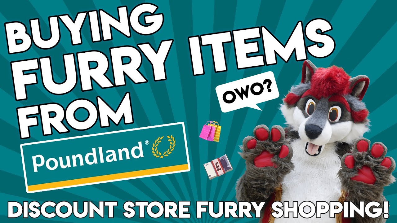 We Bought Furry Items From Poundland!!! - A Discount Store Furry ...