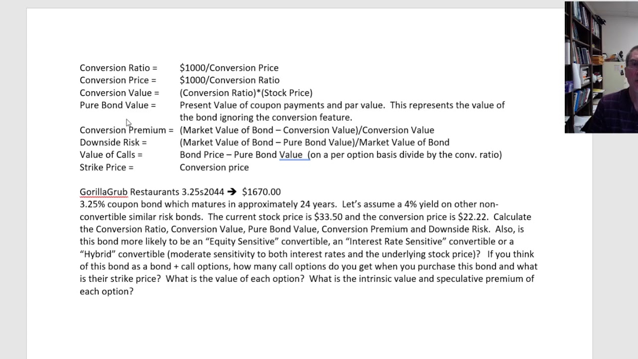 Introduction to Convertible Bonds Terminology - YouTube