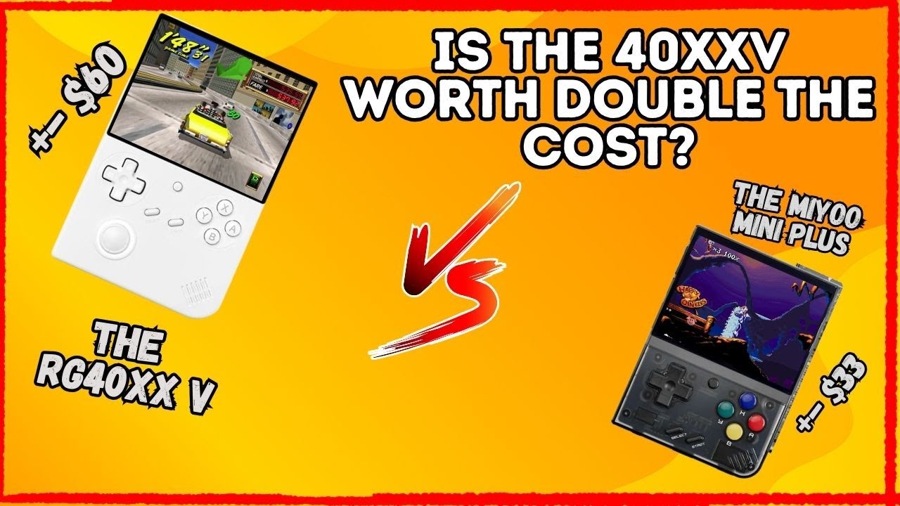 The RG40XX V vs the Miyoo Mini Plus: Is the 40XX V Worth Double the ...