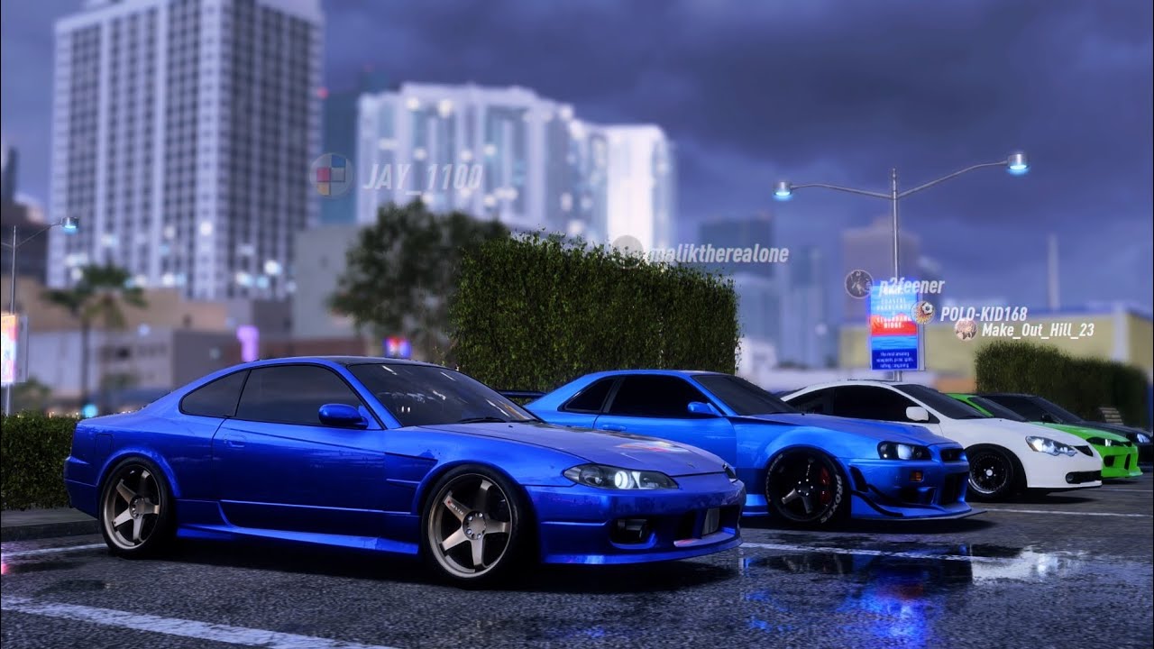 NFS Heat | JDM Car Meet - My Boosted R32 First Car Meet! Drag Racing w ...