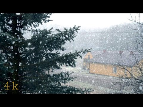 SNOW  Winter Relaxation4k Peaceful Relaxing Music Video Kar Yağışı Güzel Rahatlatıcı İle Huzuru Yaşa