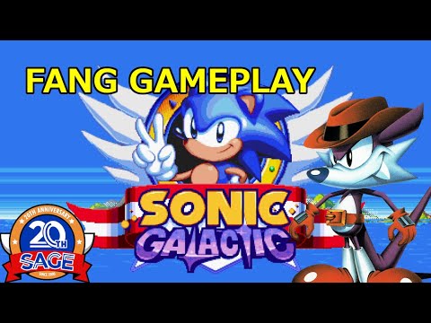 SAGE 2020 Showcase | Sonic Galactic - Fang Gameplay - YouTube
