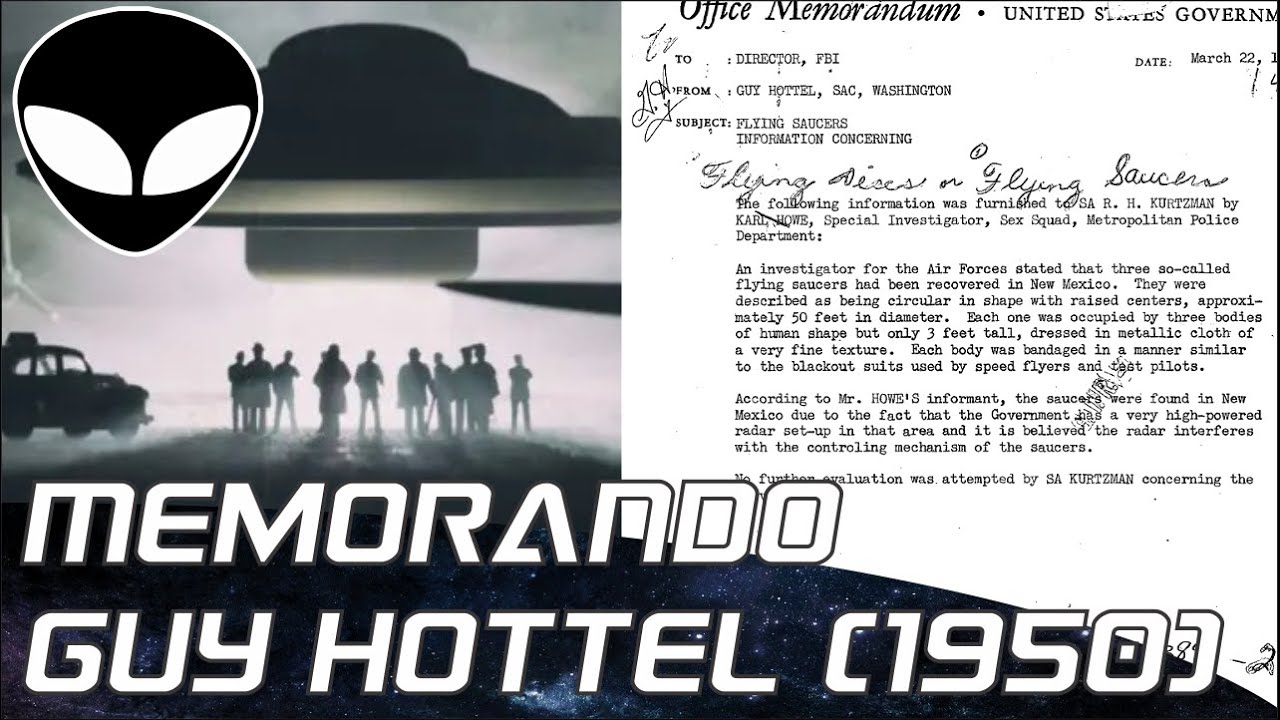 Memorando Guy Hottel (1950) - YouTube