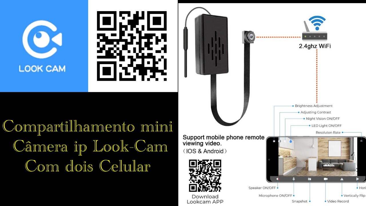 Compartilhamento de câmera APP Look-Cam Modo QR - YouTube