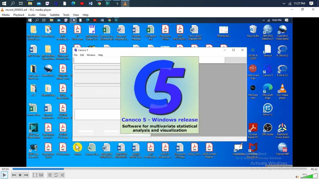 IMPORTING DATA INTO CANOCO 5 IN 2021 - YouTube