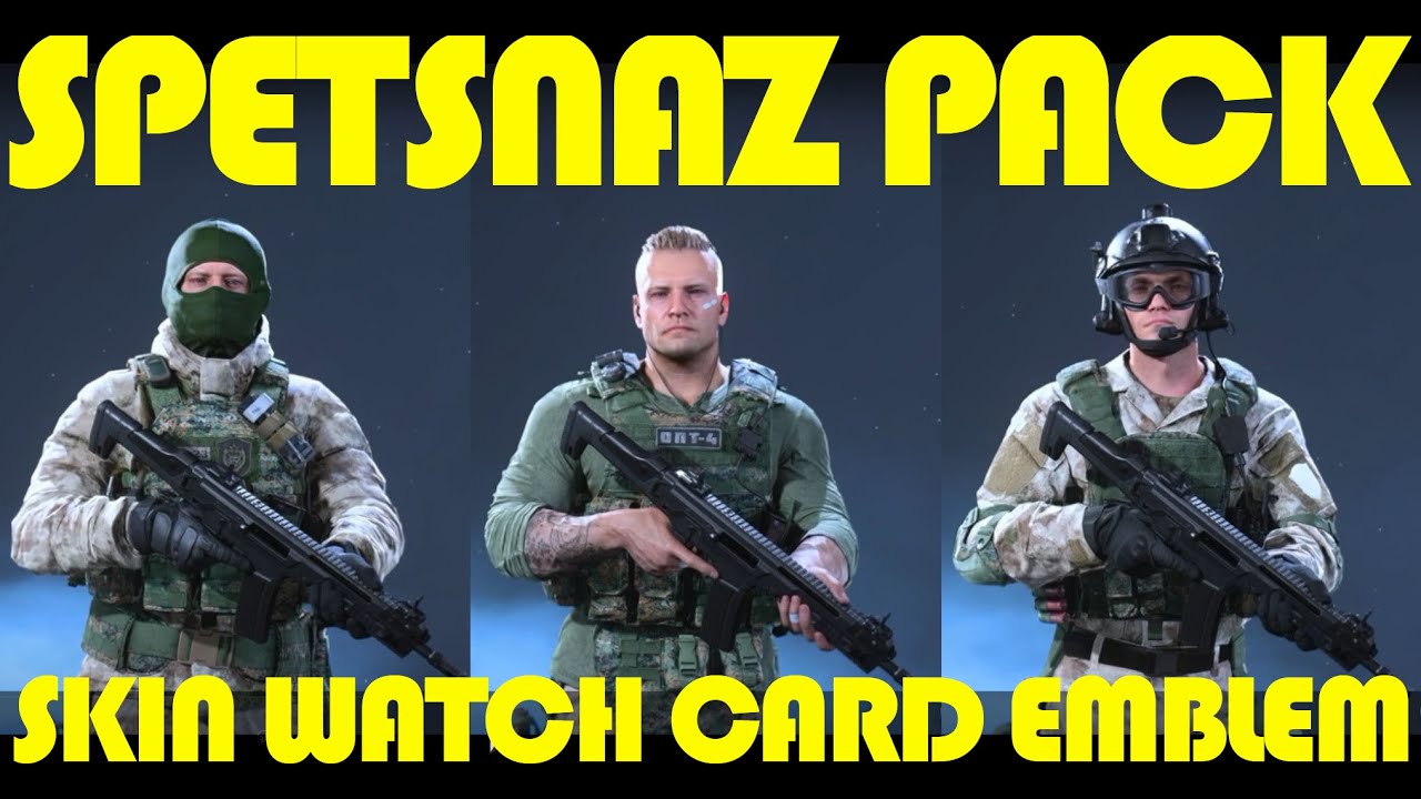 BRAND NEW Spetsnaz Pack Preview - Call of Duty Modern Warfare - YouTube