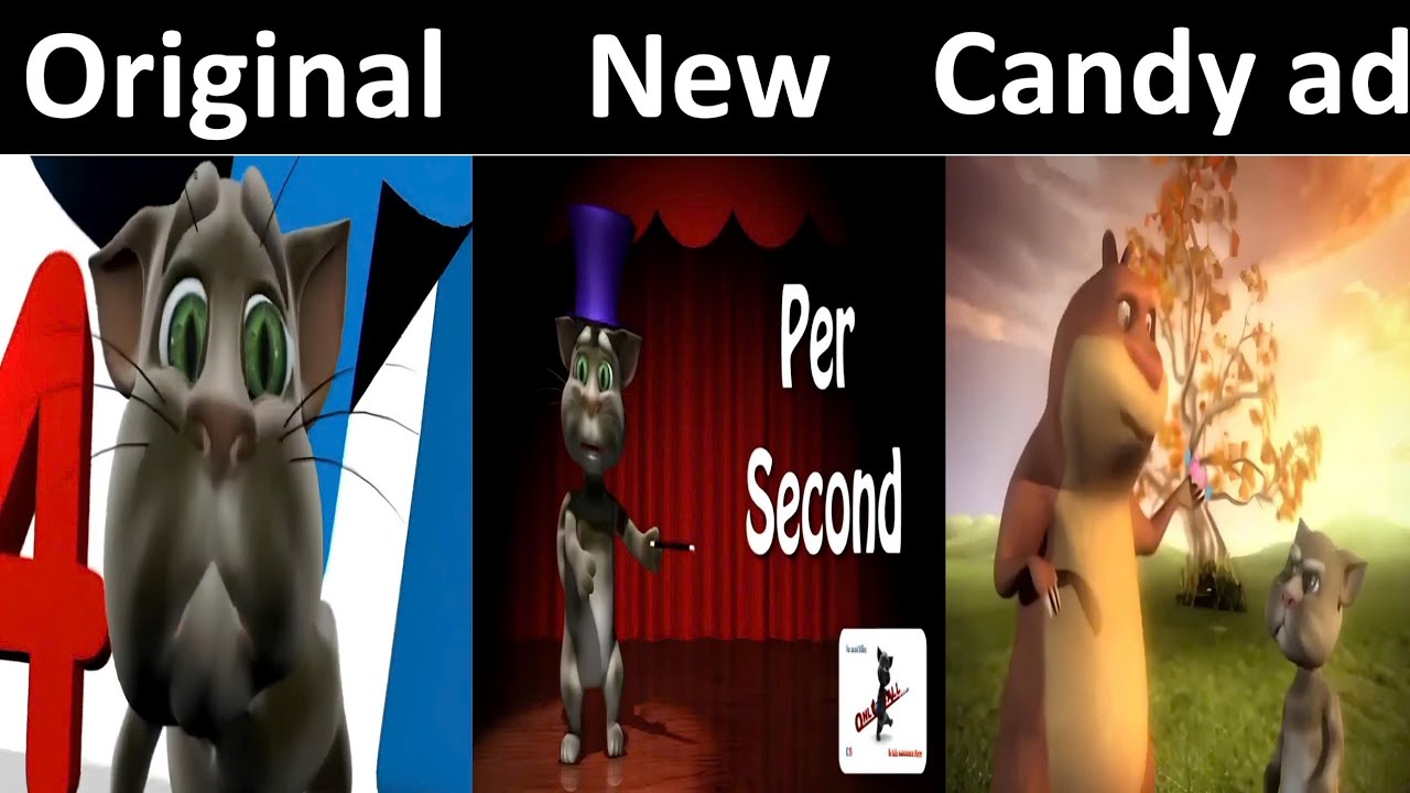 Only a call talking Tom meme(Original,new version and Candy ...