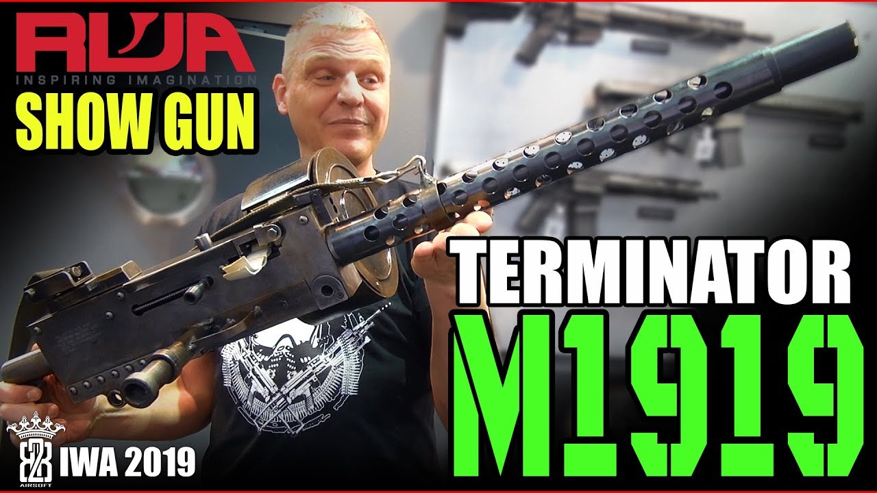IWA 2019 Airsoft ION Blaster, DLT-19, M1919 Terminator, Porcelain KG9 ...