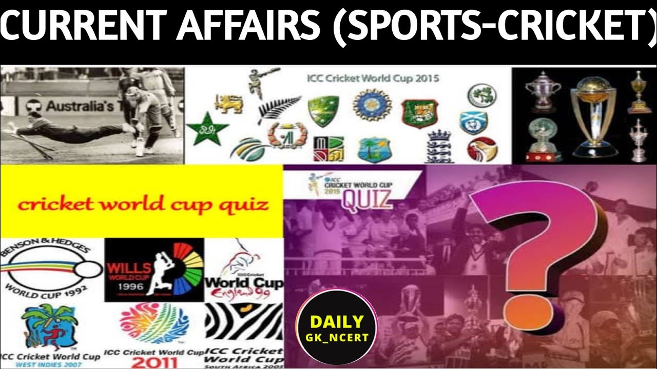 HISTORY OF CRICKET!! क्रिकेट से जुड़े महत्वपूर्ण प्रश्न!!CRICKET QUIZ ...