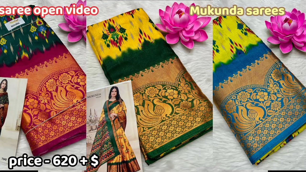 mukunda sarees collection tamil | insta trending sarees collection ...