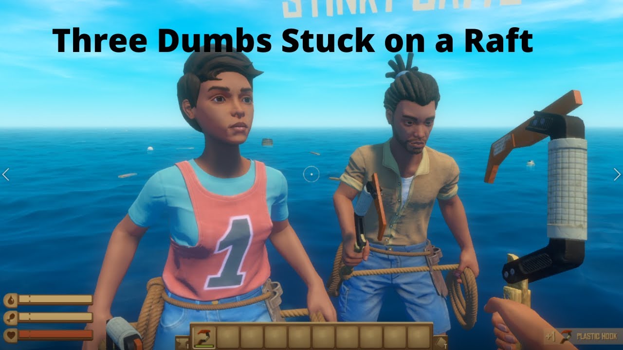 Three Dudes On A Raft!!! - Raft Ep. 1 W/ Critz and Lasse - YouTube