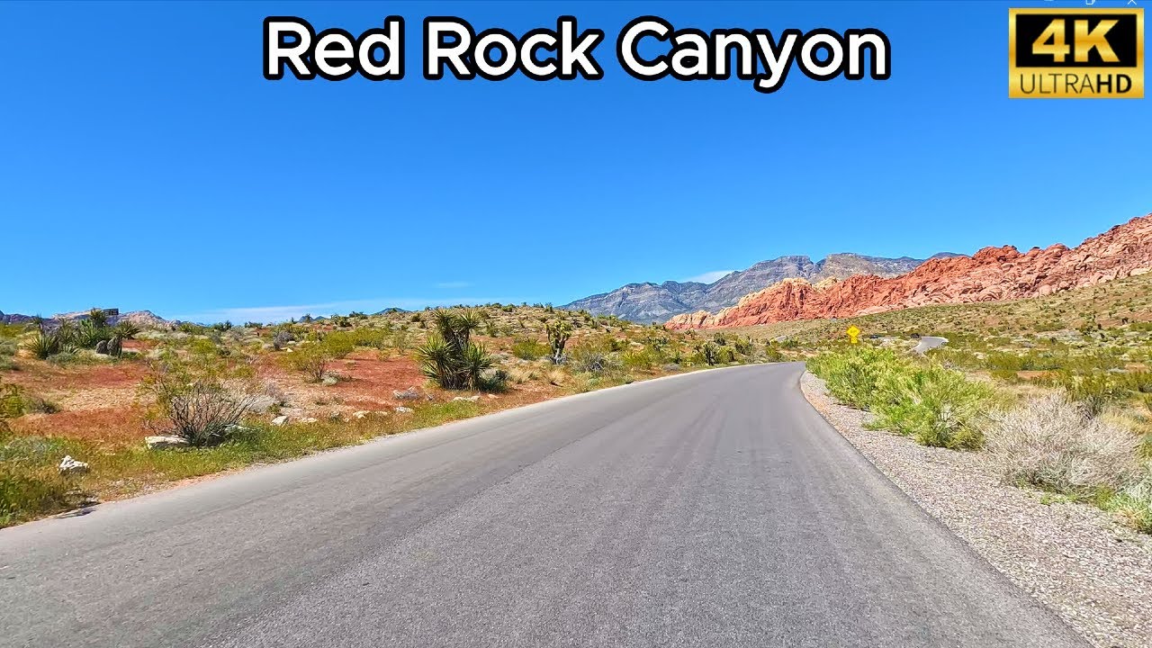 [4K] Red Rock Canyon Las Vegas Nevada - Las Vegas Scenic Drive - YouTube