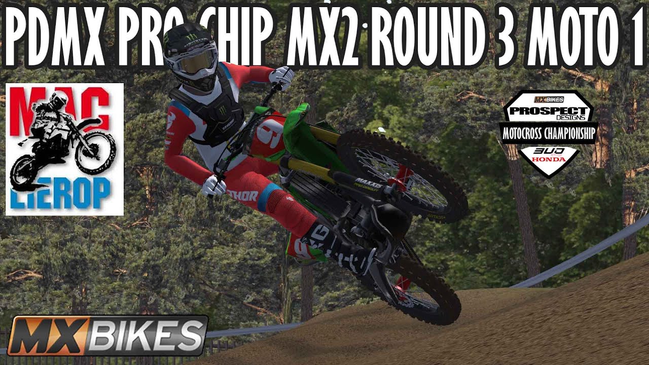 PDMX PRO CHIP MX2 Round 3 | Full Moto 1| Last lap battle with Dad Shoes ...
