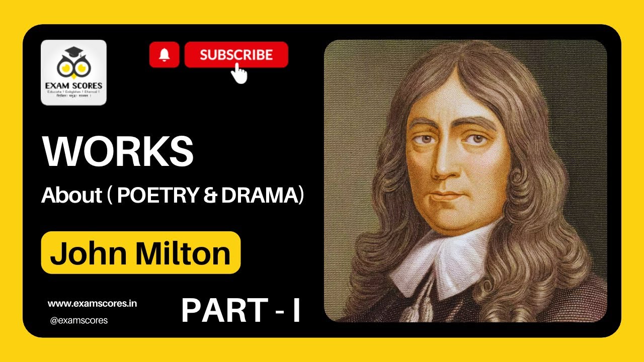 John Milton Works Poetry and Drama Part 1 - YouTube