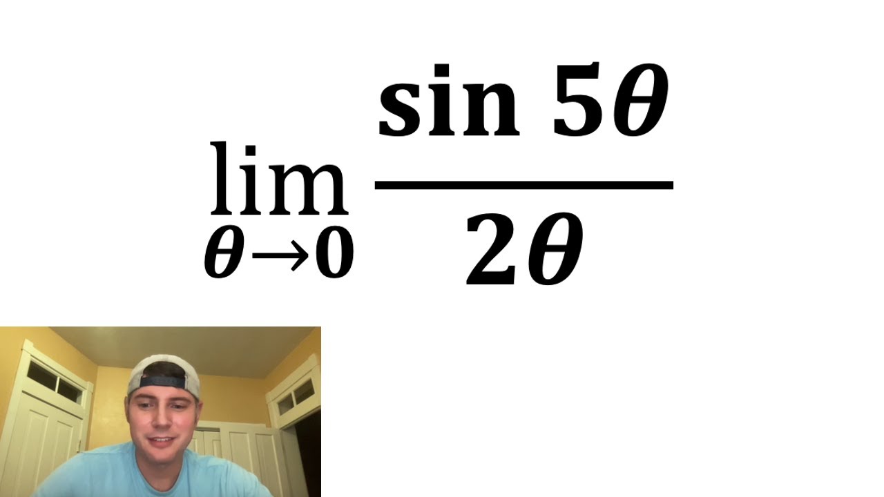 Trig Limits Example YouTube