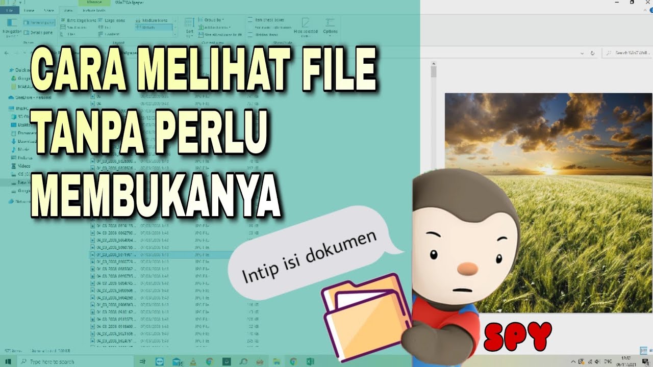 Cara melihat file tanpa harus membukanya! - YouTube