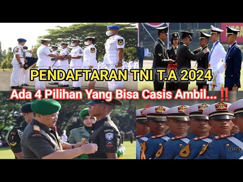PENDAFTARAN TNI 2024‼️ADA 4 PILIHAN PENDAFTARAN - YouTube
