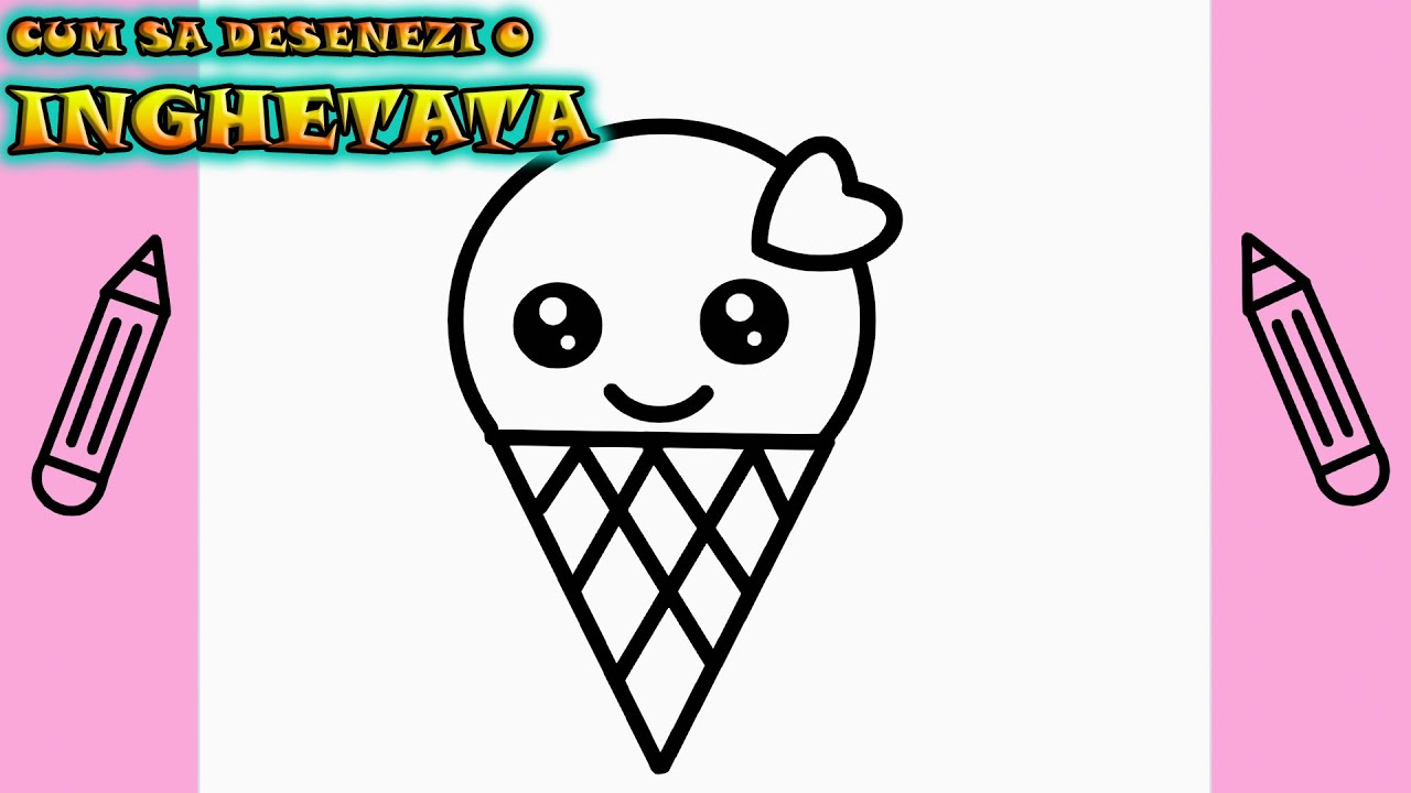 Cum Sa Desenezi O INGHETATA | Deseneaza Singur | Invata Usor sa ...