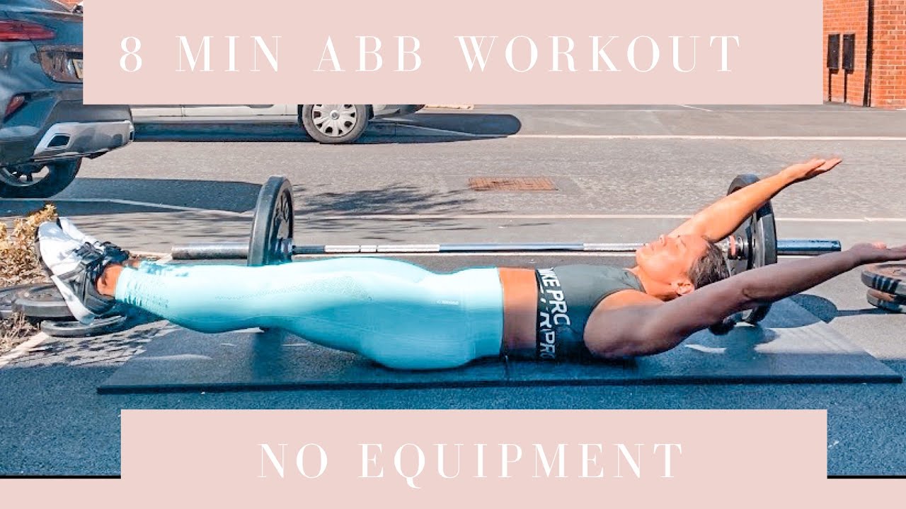 8 minute core workout (follow along, no equipment) - YouTube