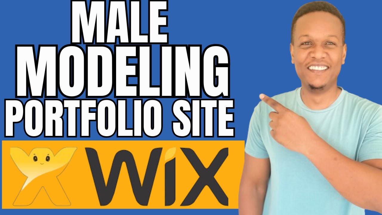How To Make A Male Modeling Portfolio ON WIX - YouTube
