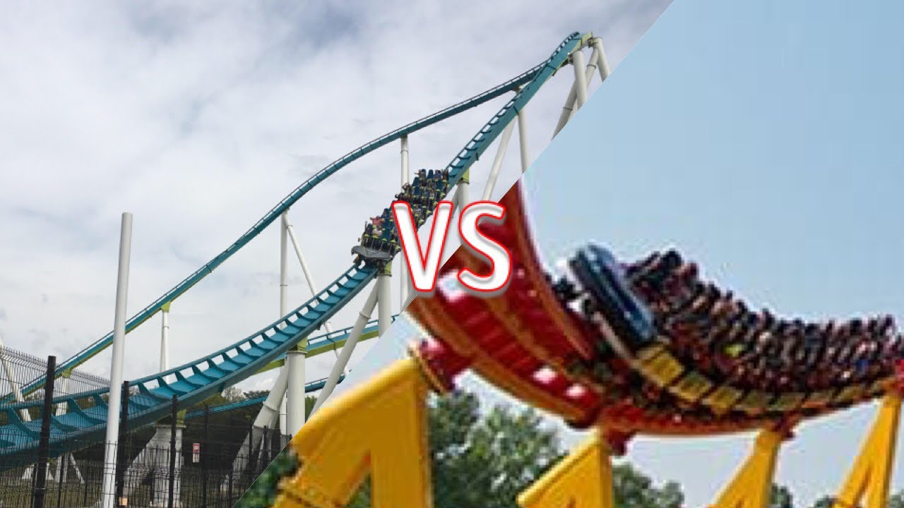 Coaster Wars Fury 325 vs Intimidator 305 - YouTube