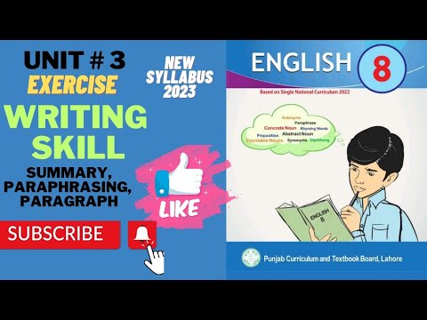 The Twins // Exercise Unit: 3 // Writing Skill Paraphrasing, Summary ...