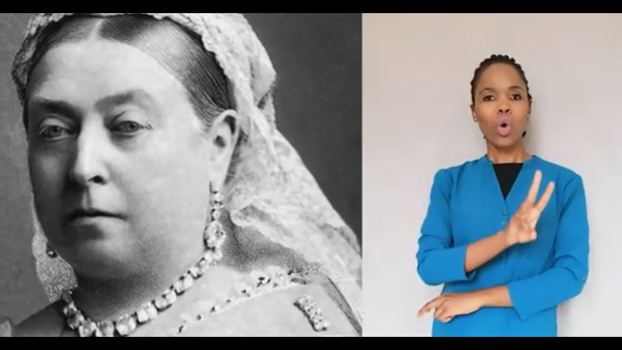 Blind History: Queen Victoria - Sign Language (SASL) - YouTube