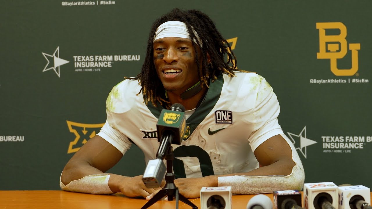 Sqwirl Williams and Dillon Doyle Oklahoma Postgame Presser | Baylor ...