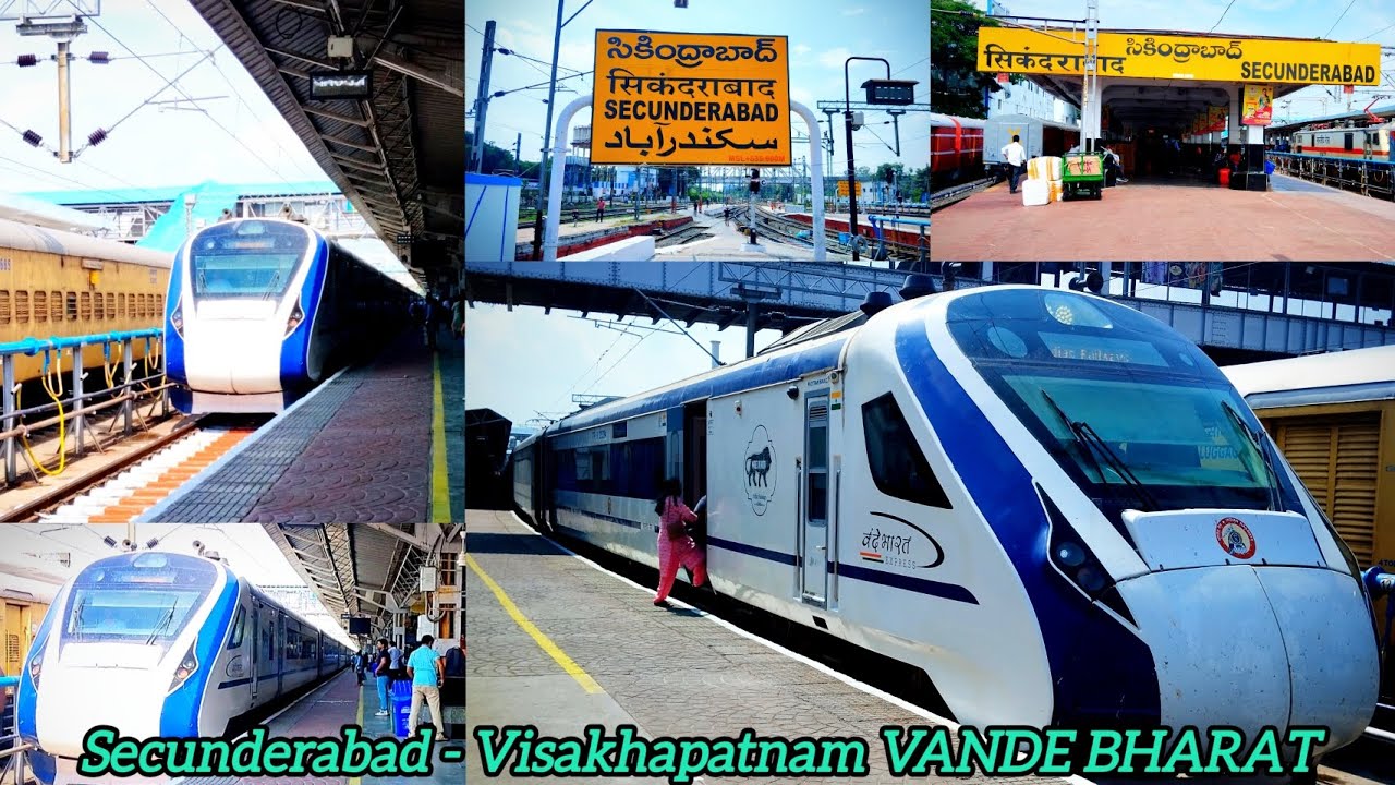 20834 Visakhapatnam Vande Bharat Express Train Journey. Departure ...