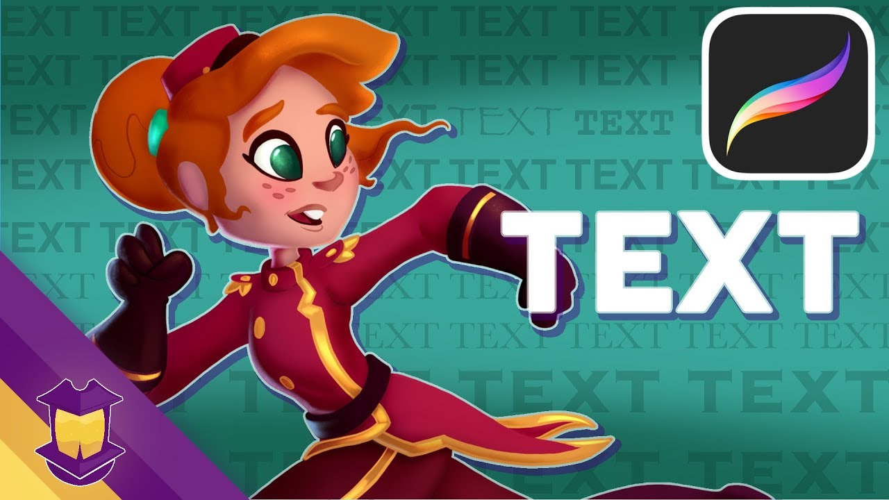 How to Use Procreate's New TEXT & ANIMATION Tools in Version 4.3! - YouTube